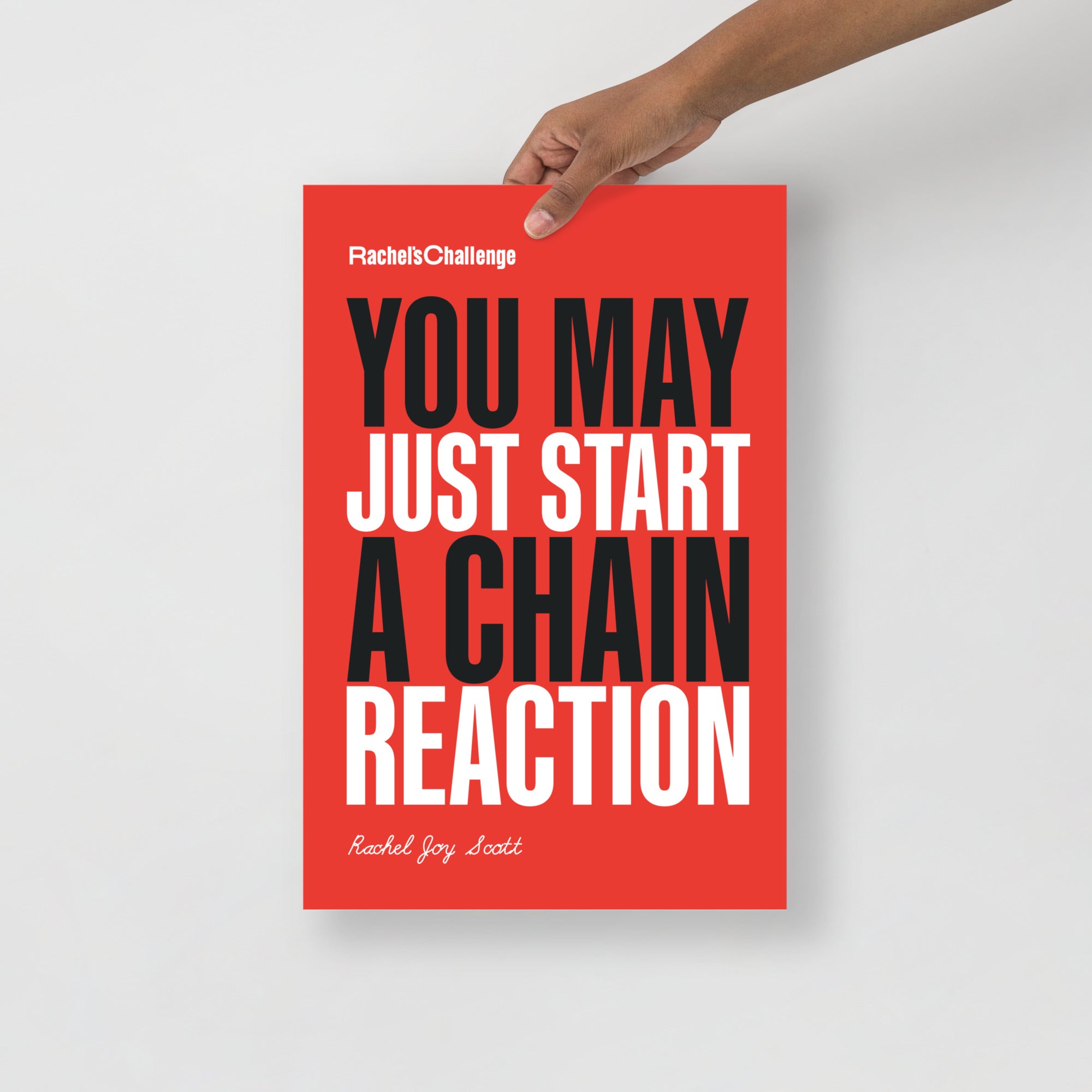 Chain Reaction Poster – Rachel's Challenge Store